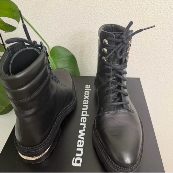 Alexander Wang | Shoes | Alexander Wang Andy Hiker Boots Black Calf ...